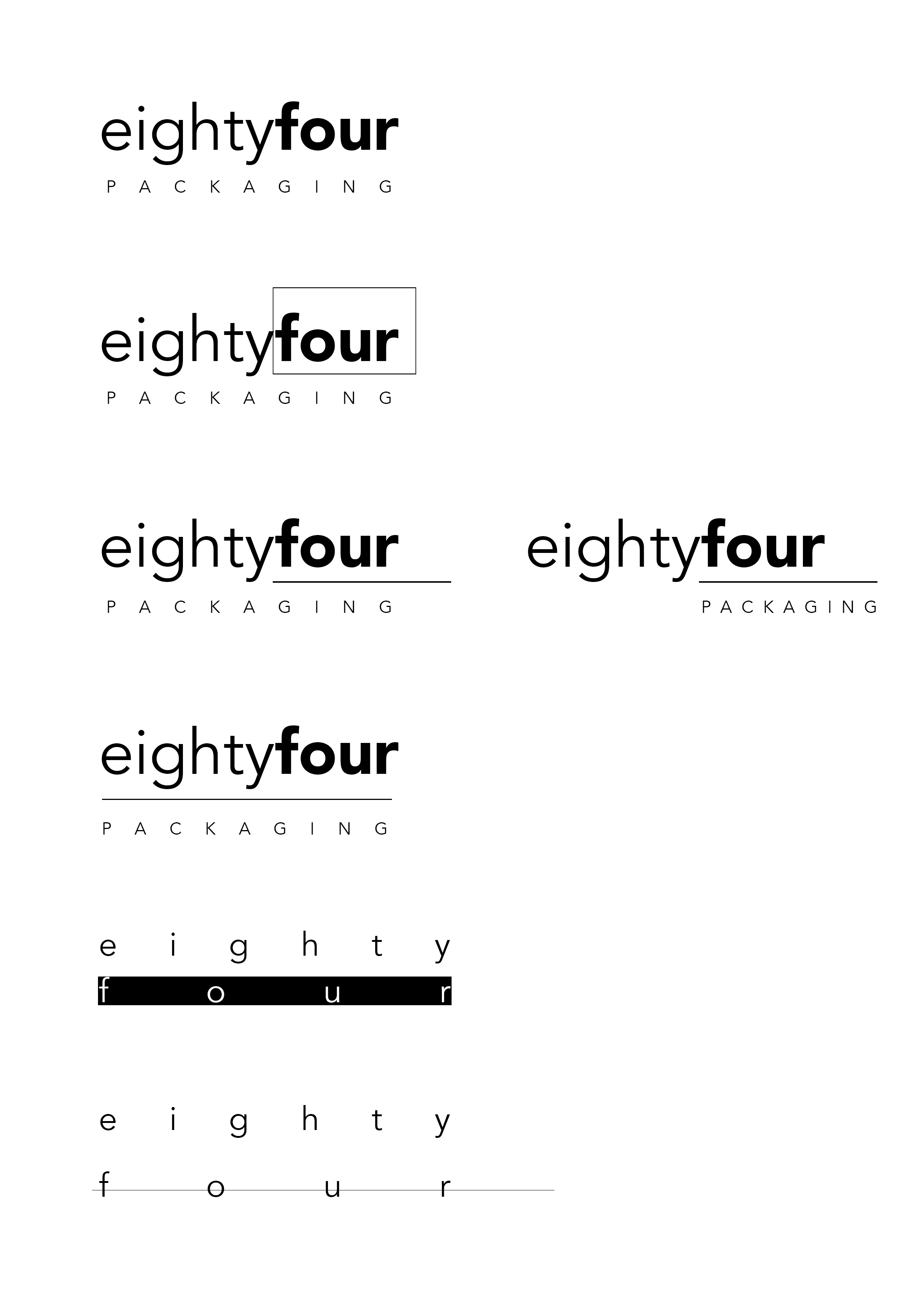 Logo Concepts – EightyFour / OffCut